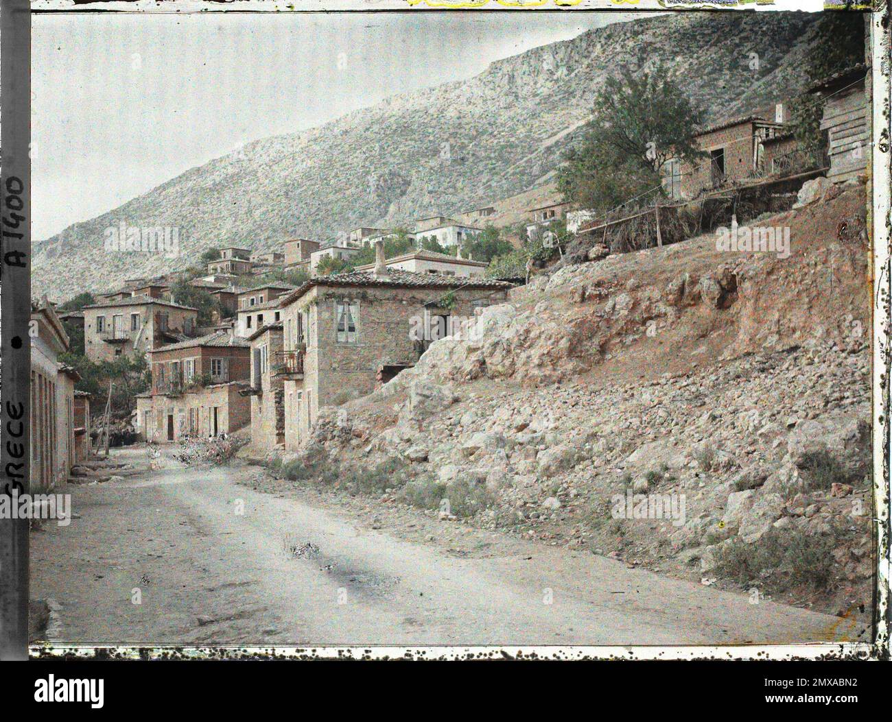 Ruines du village de kastri delphes Banque de photographies et d’images ...