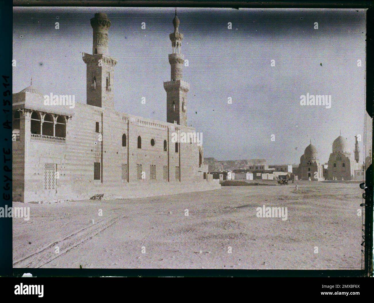 Le Caire, Egypte, Mosquée Afrique du Sultan Barkouk , 1918 - proche ...