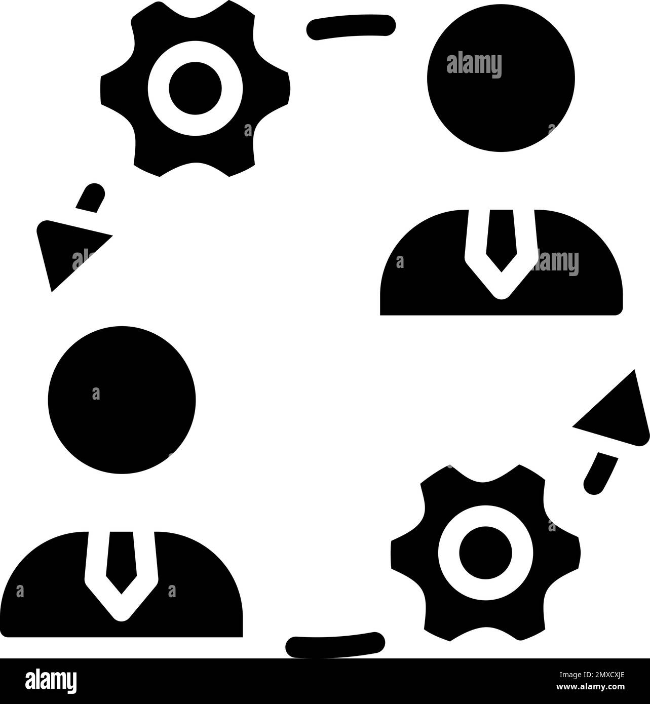 Onboarding entreprise Banque d'images noir et blanc - Alamy