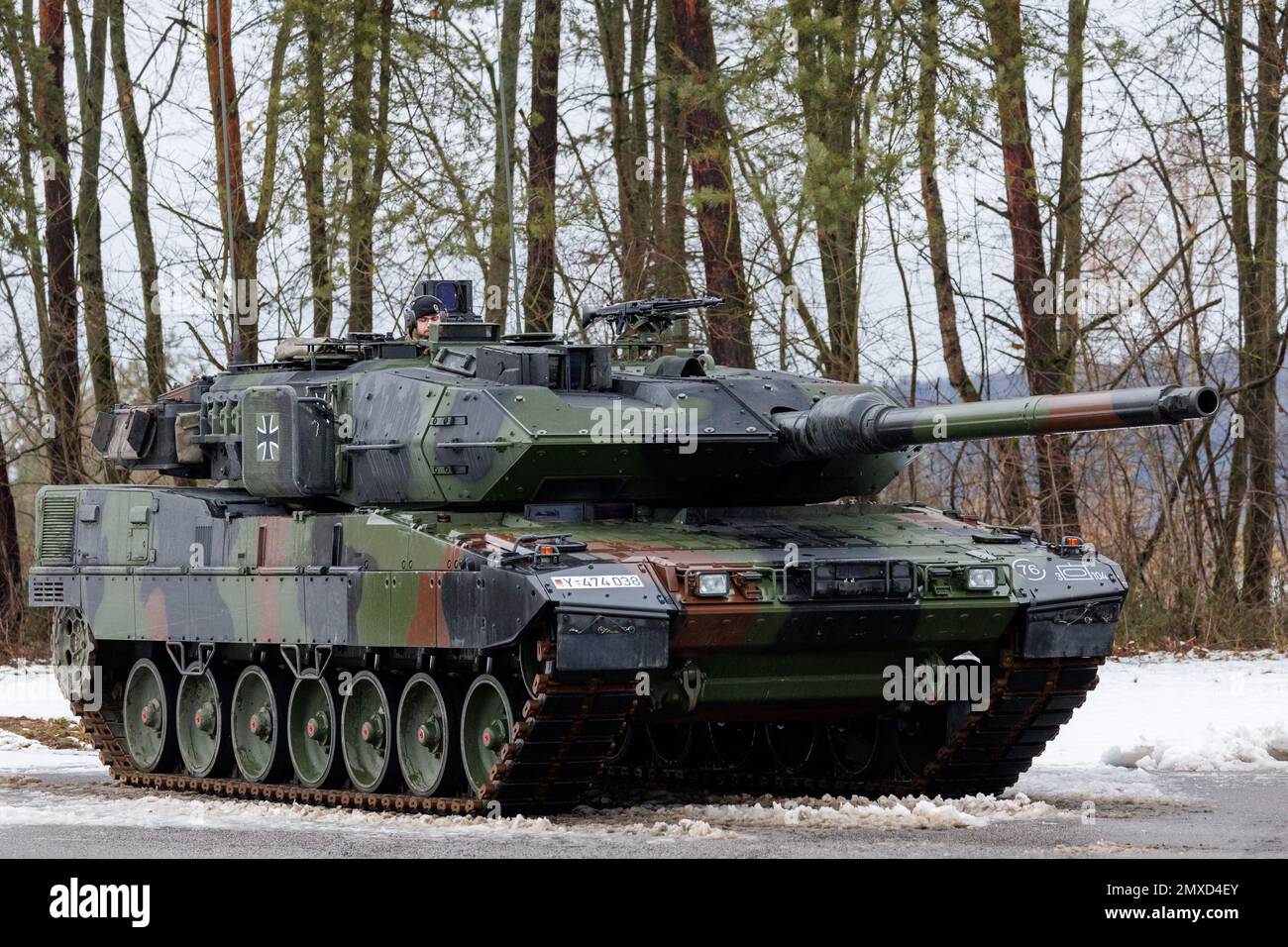 Char de combat principal leopard 2 a7v Banque de photographies et d ...