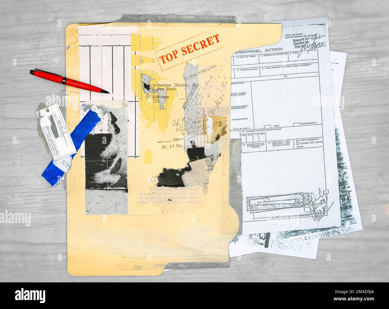 Rapports de renseignement confidentiel Banque de photographies et d ...