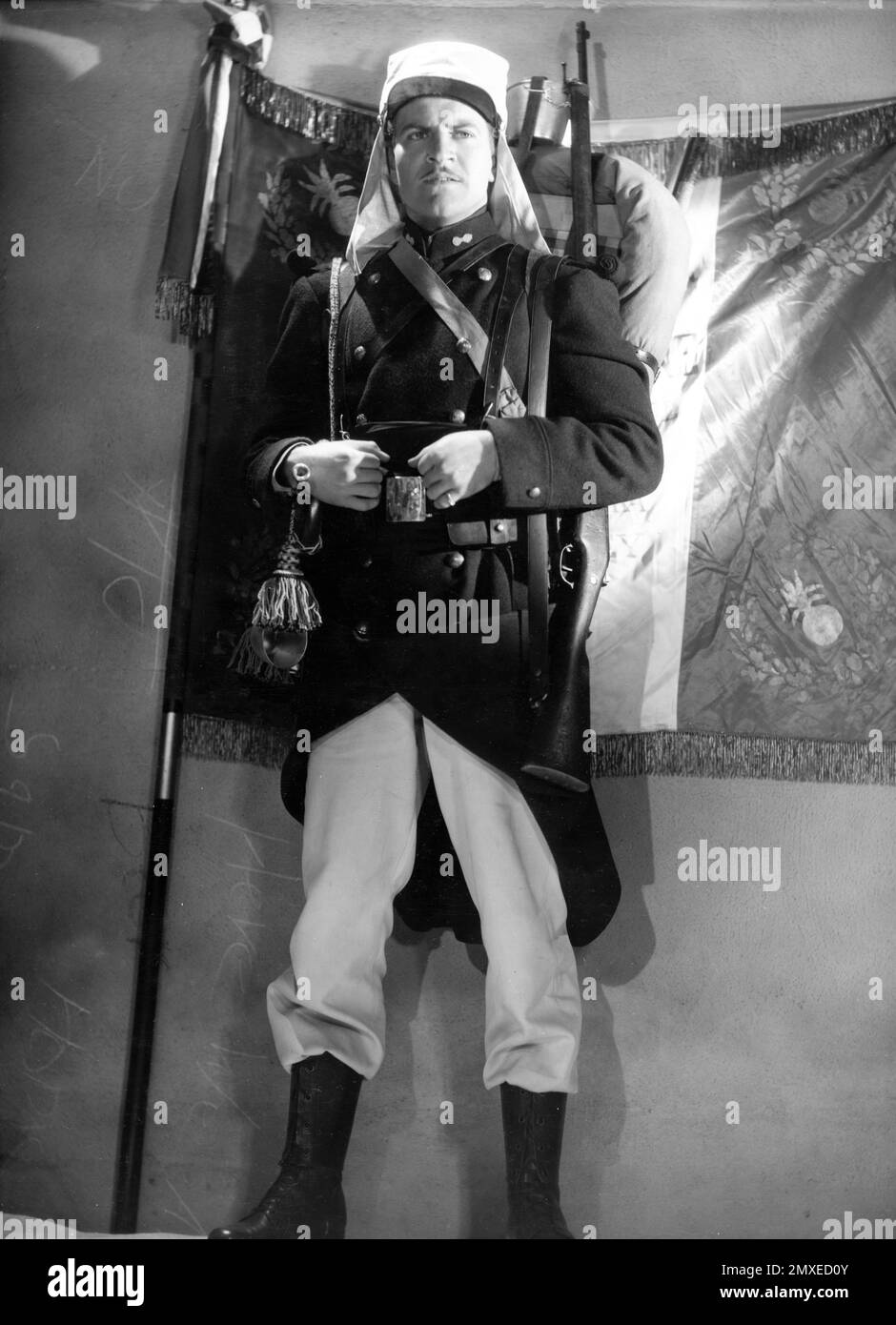 Uniforme de légion étrangère Banque d'images noir et blanc - Alamy