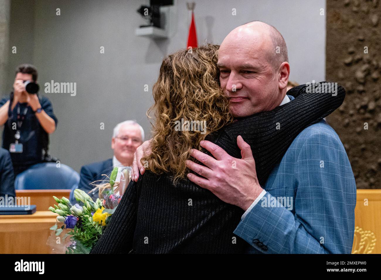 LA HAYE, PAYS-BAS - JANVIER 24: Gert-Jan Segers de l'UC lors de l'adieu ...