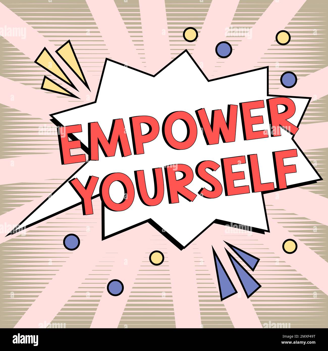 Affiche Empower vous-même. Aperçu de l'entreprise prendre le contrôle ...
