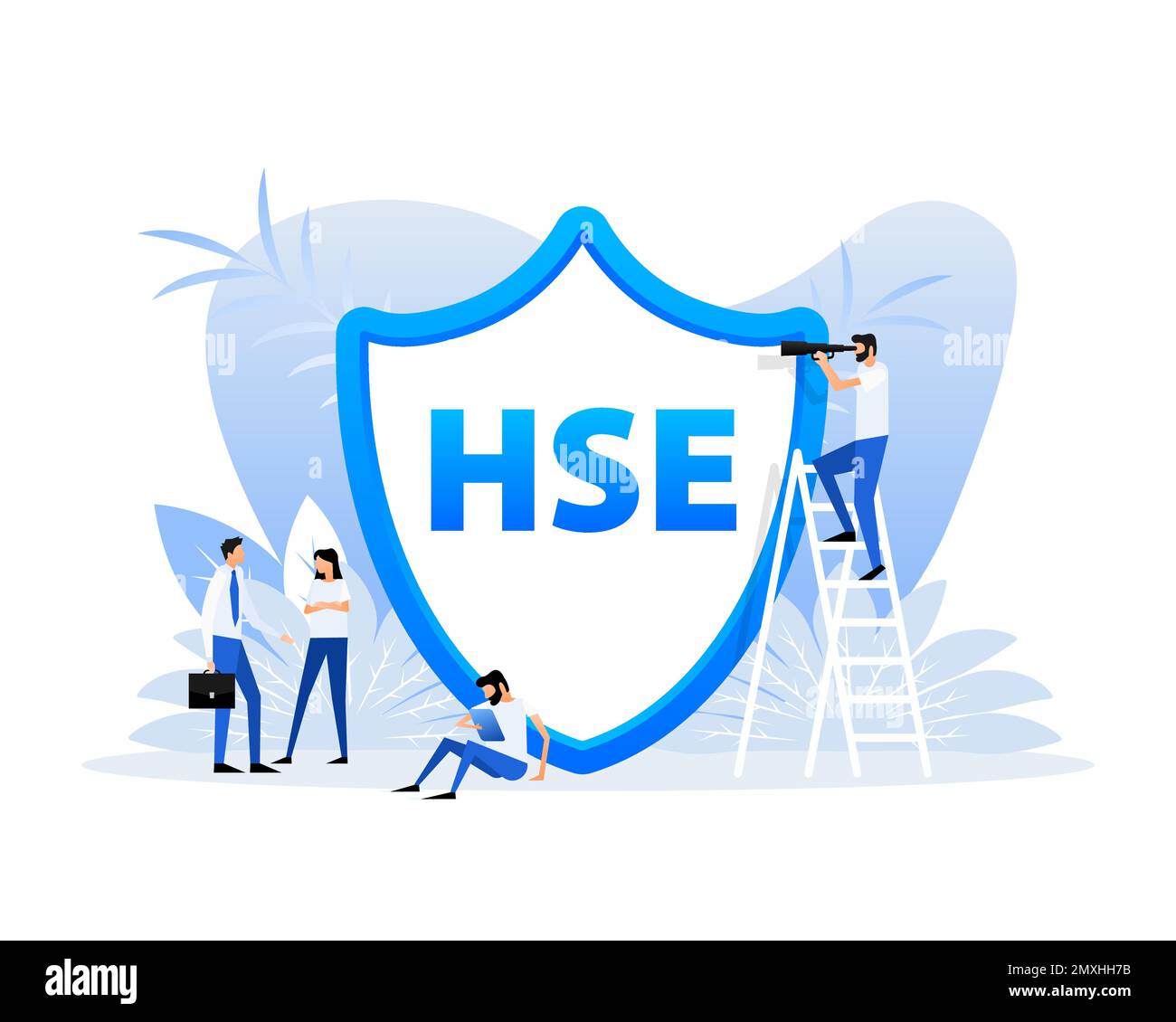 Safety sign hse Banque d'images vectorielles - Alamy
