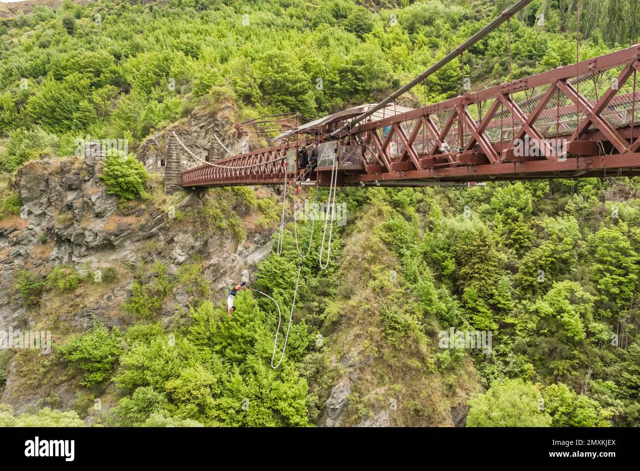 Kawarau Bridge, Queenstown, Nouvelle-Zélande - 20th décembre 2022 : un ...