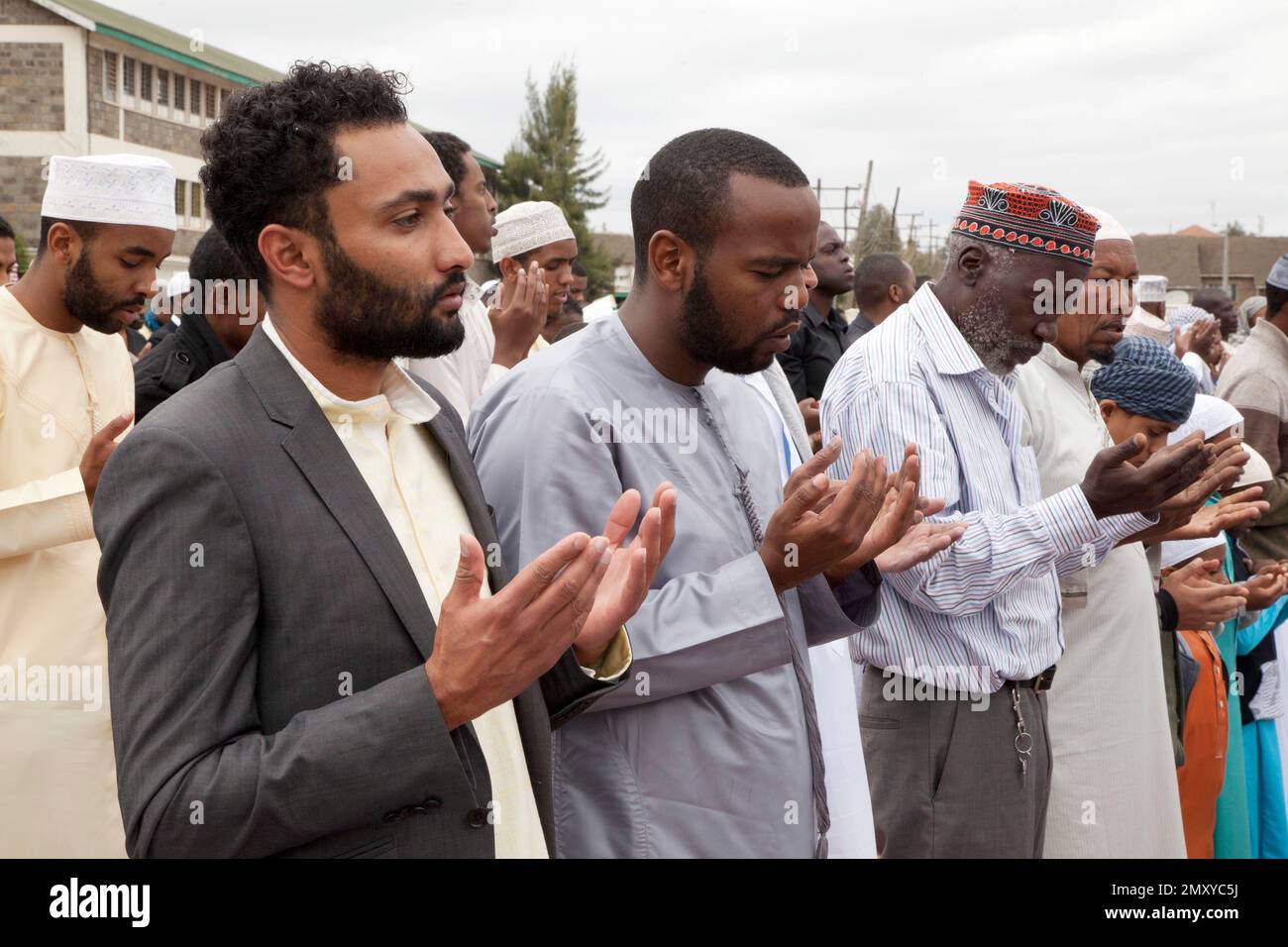 Kenyan Muslims offer prayers to celebrate Eid al-Adha, or Feast of ...