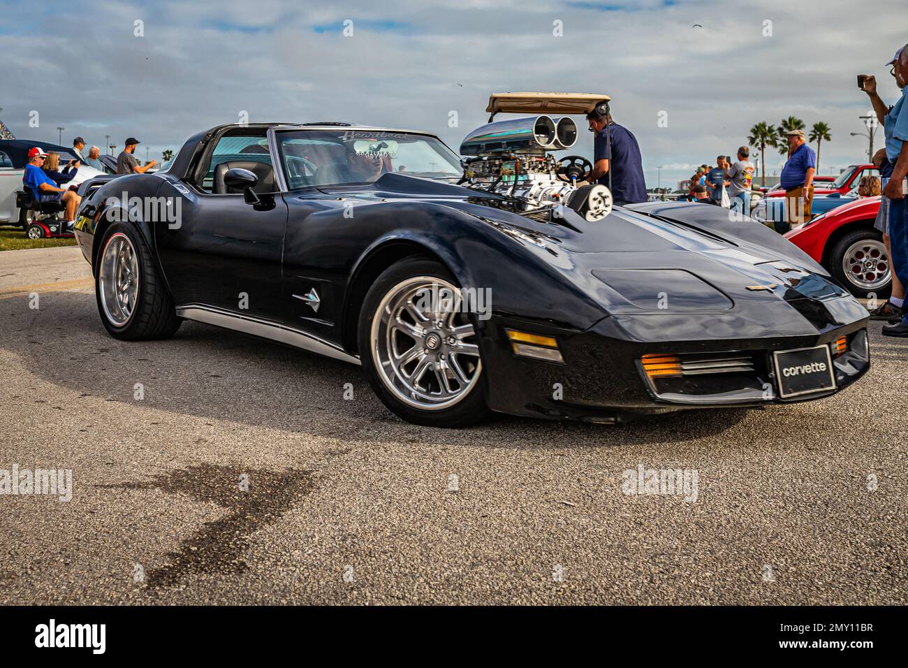 Chevrolet corvette stingray vue avant Banque de photographies et d ...