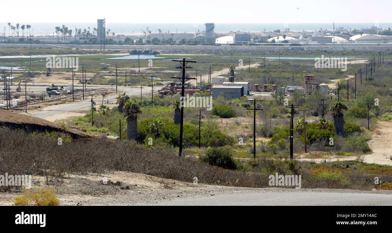 This Aug. 18, 2016 photo shows Banning Ranch, including what remains of ...