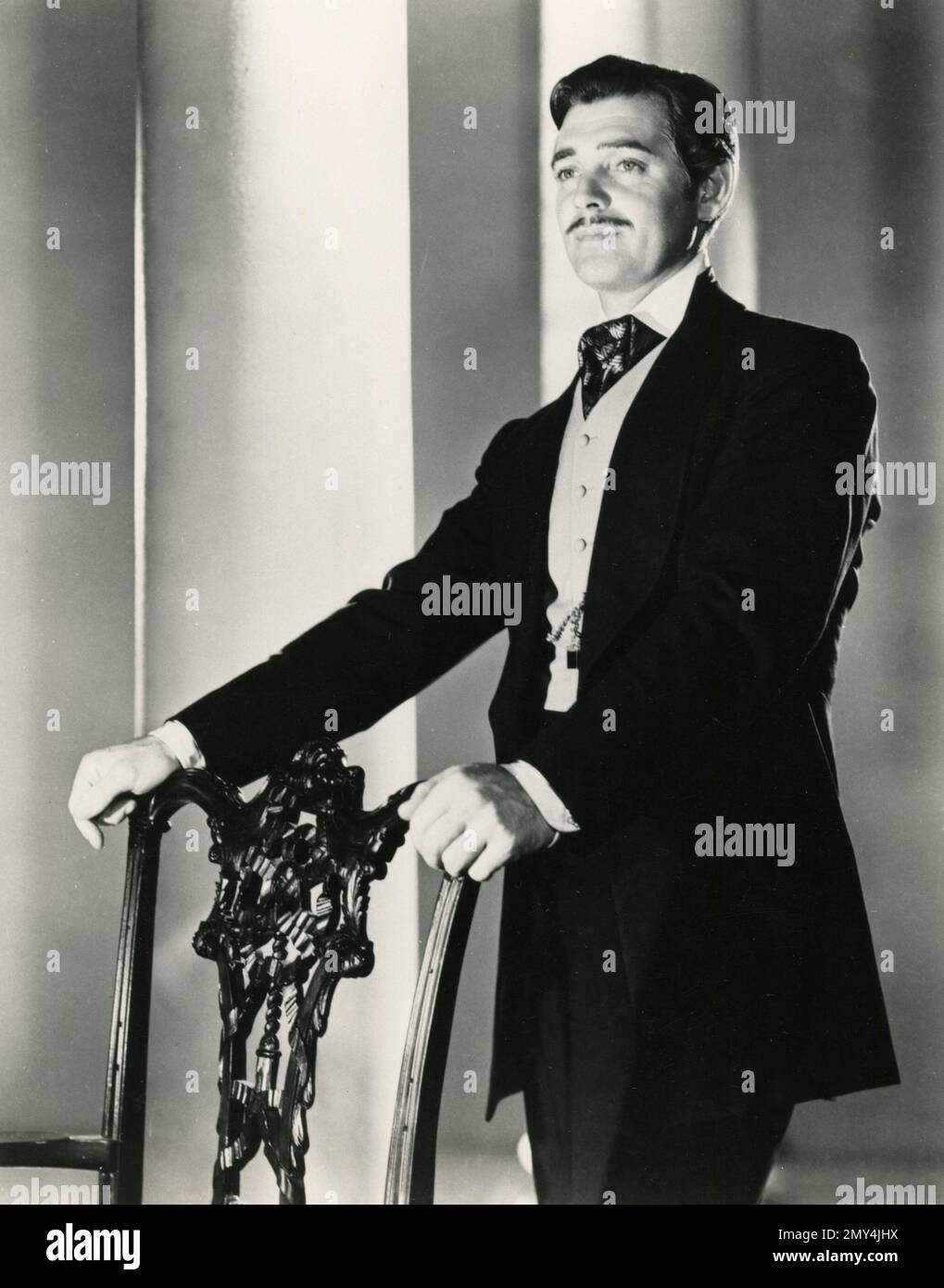 L'acteur américain Clark Gable dans le film a disparu avec le vent, USA ...