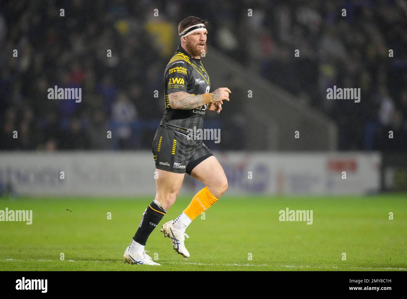 Josh mcguire des loups de warrington Banque de photographies et d ...