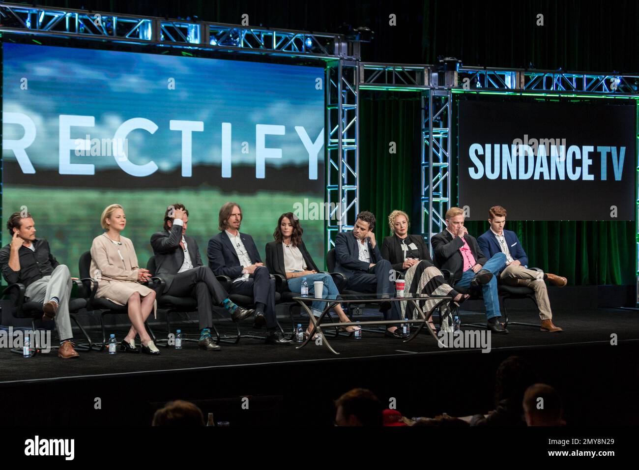 Clayne Crawford, from left, Adelaide Clemens, Aden Young, Ray McKinnon ...