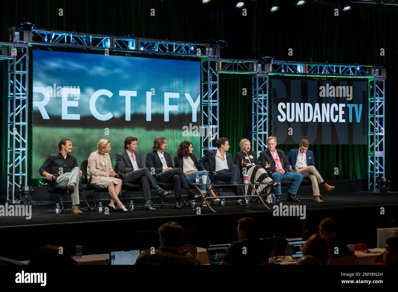 Clayne Crawford, from left, Adelaide Clemens, Aden Young, Ray McKinnon ...