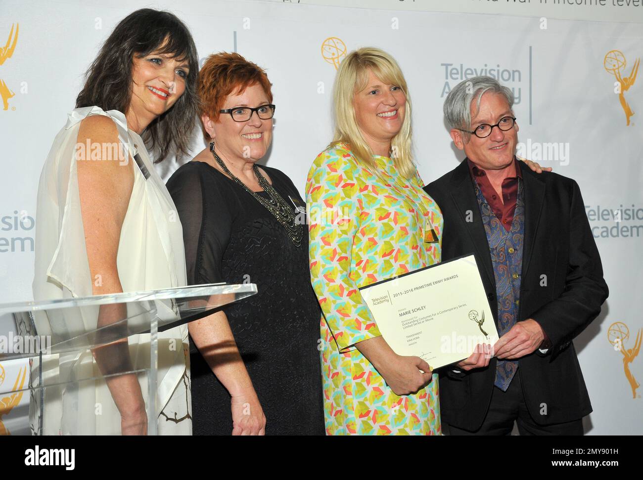 The Television Academy’s Terry Ann Gordon, from left, Sue Bub, Marie ...
