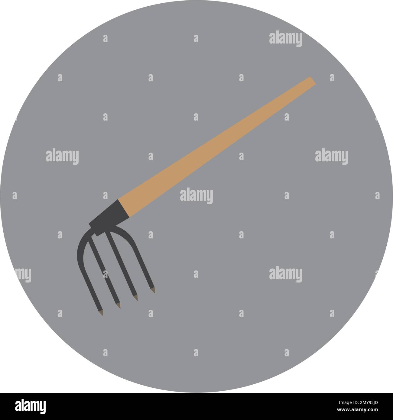 Hoe cartoon illustration Banque de photographies et d’images à haute ...