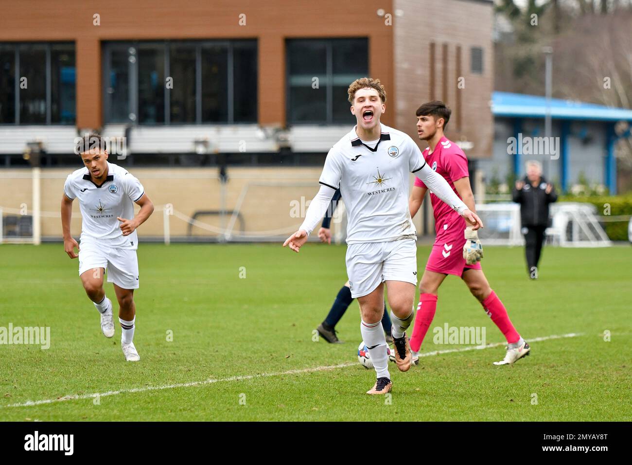 Swansea, pays de Galles. 4 février 2023. Iwan Morgan, de Swansea City ...