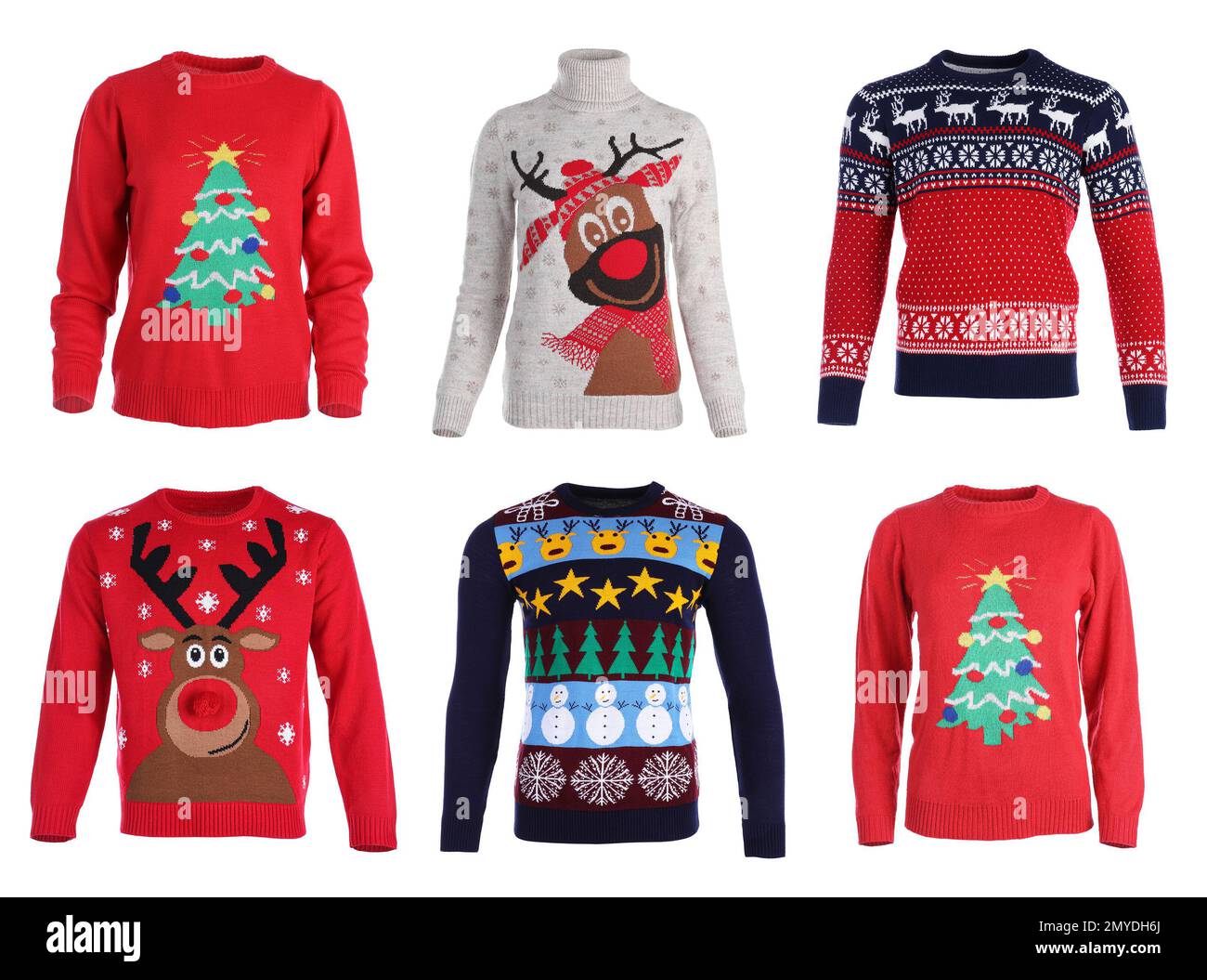 Ugly sweaters Banque d'images détourées - Alamy