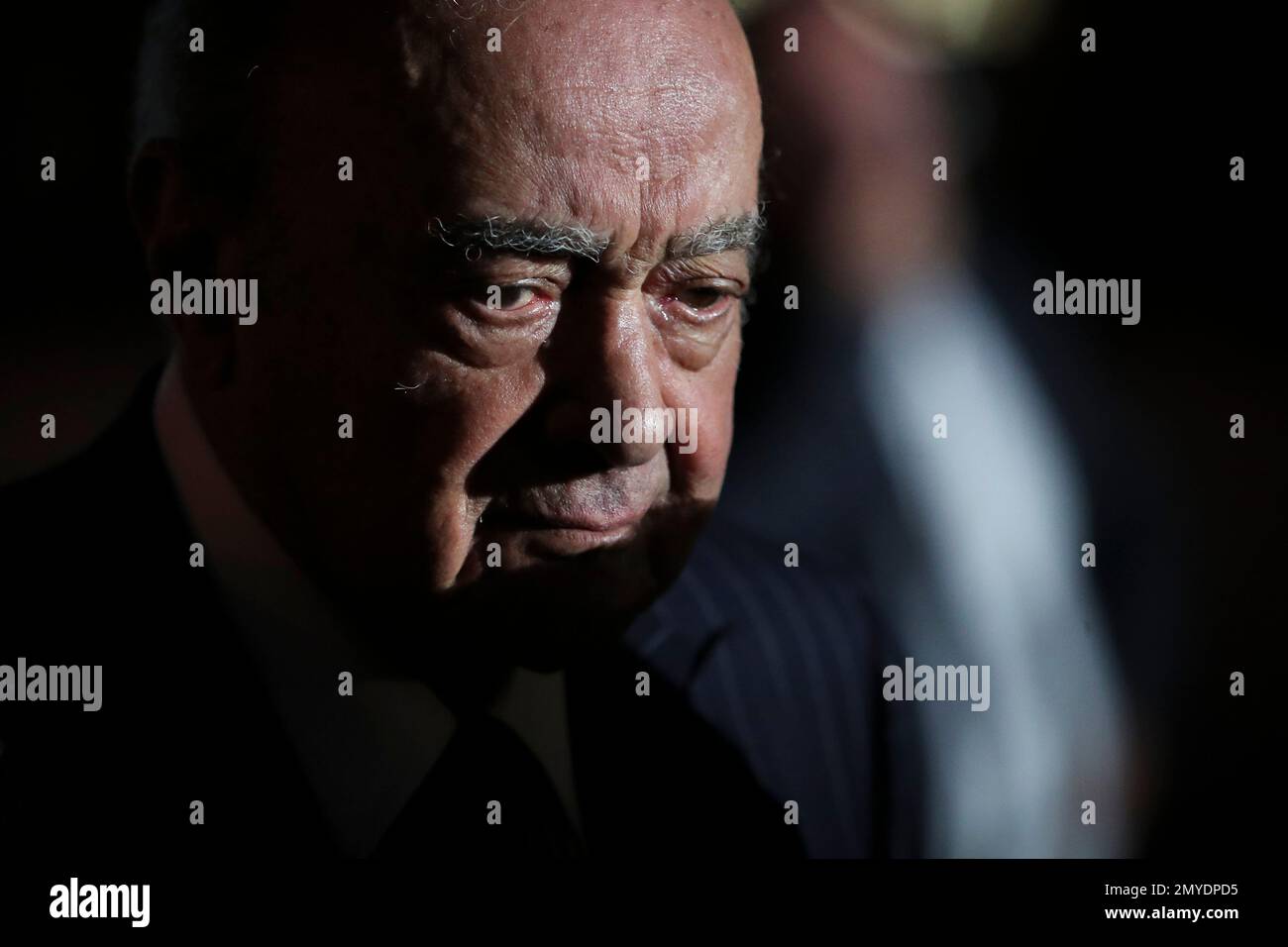 Egyptian businessman and Ritz hotel owner Mohammed Al Fayed leaves ...