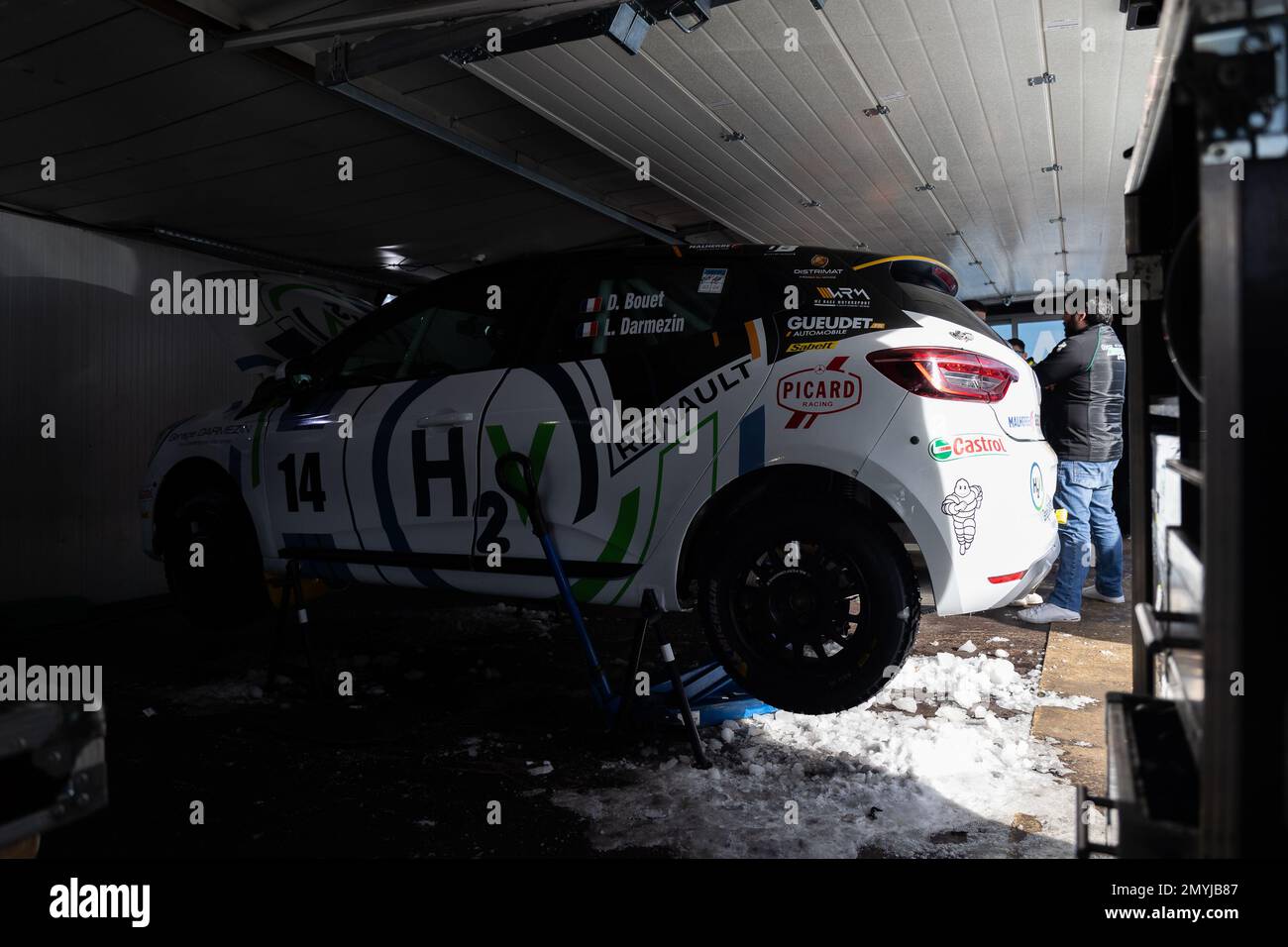 Paddock pendant le 2023 Clio Ice Trophée 2023 - GSeries G3 sur le ...