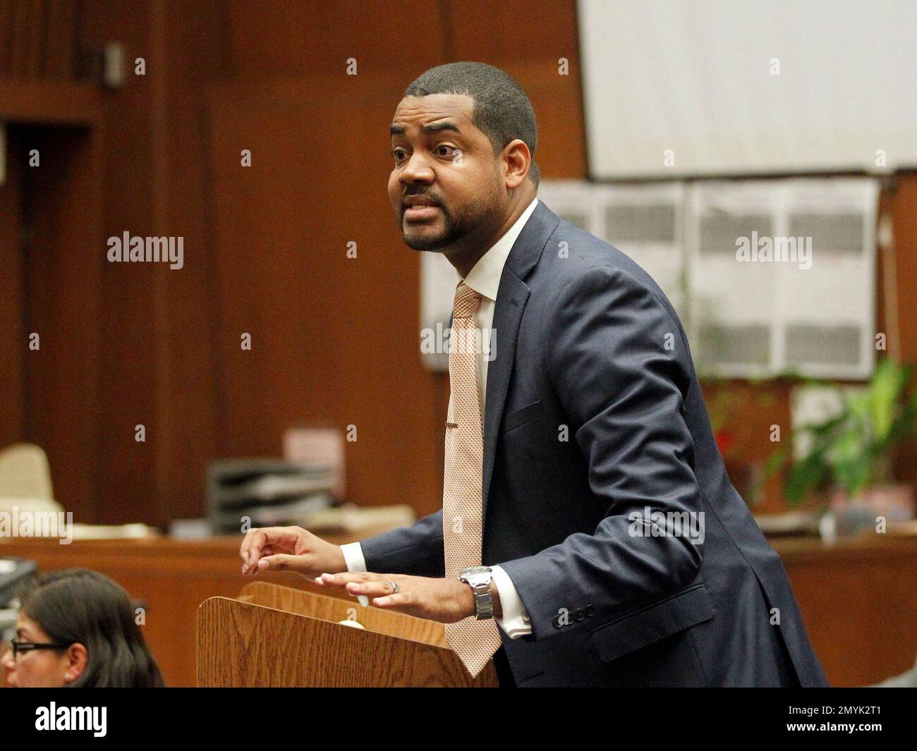 Jamon Hicks, attorney for actor Michael Jace, who played a police ...