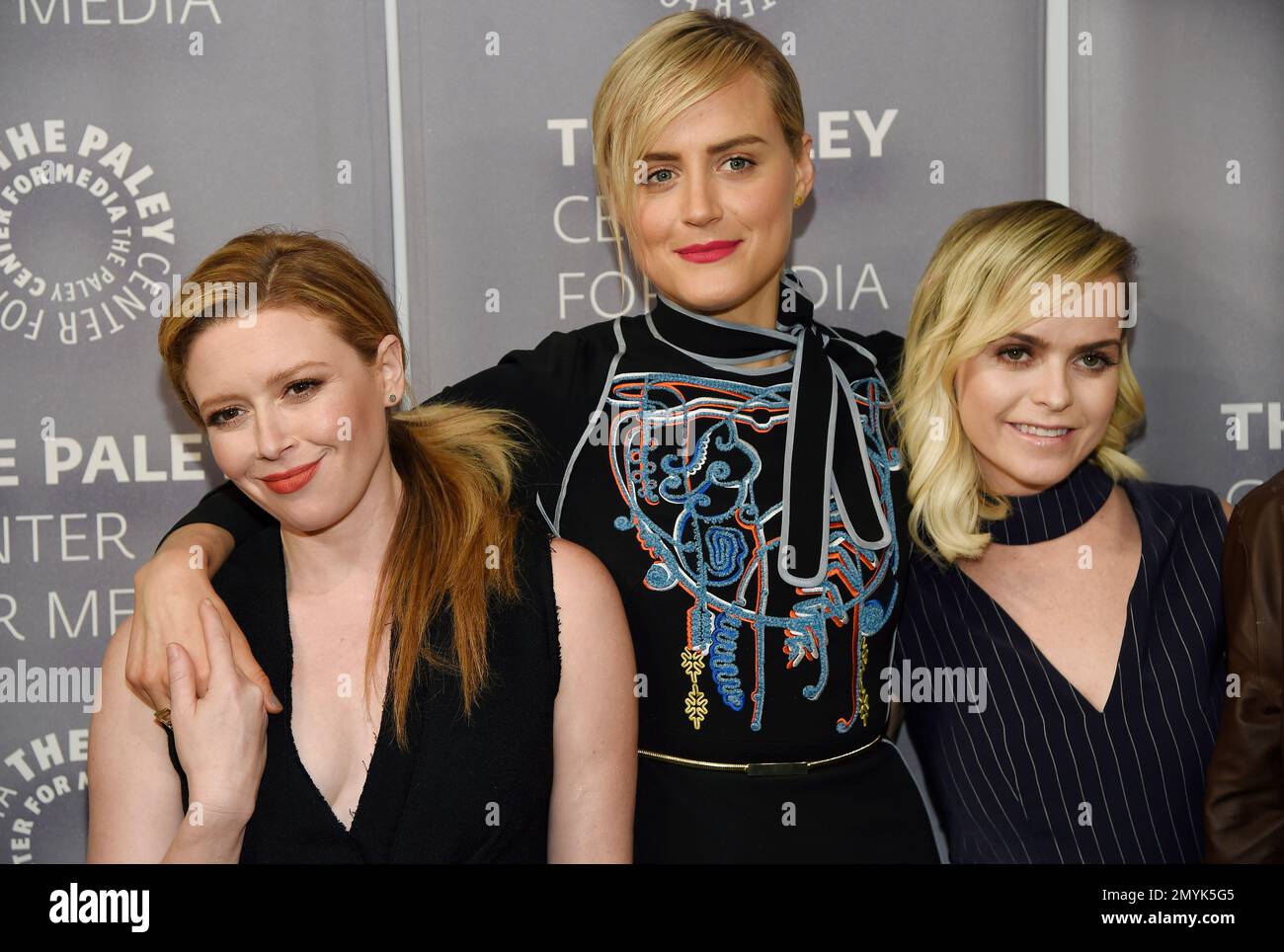 Left to right, Natasha Lyonne, Taylor Schilling and Taryn Manning, cast members in the Netflix ...