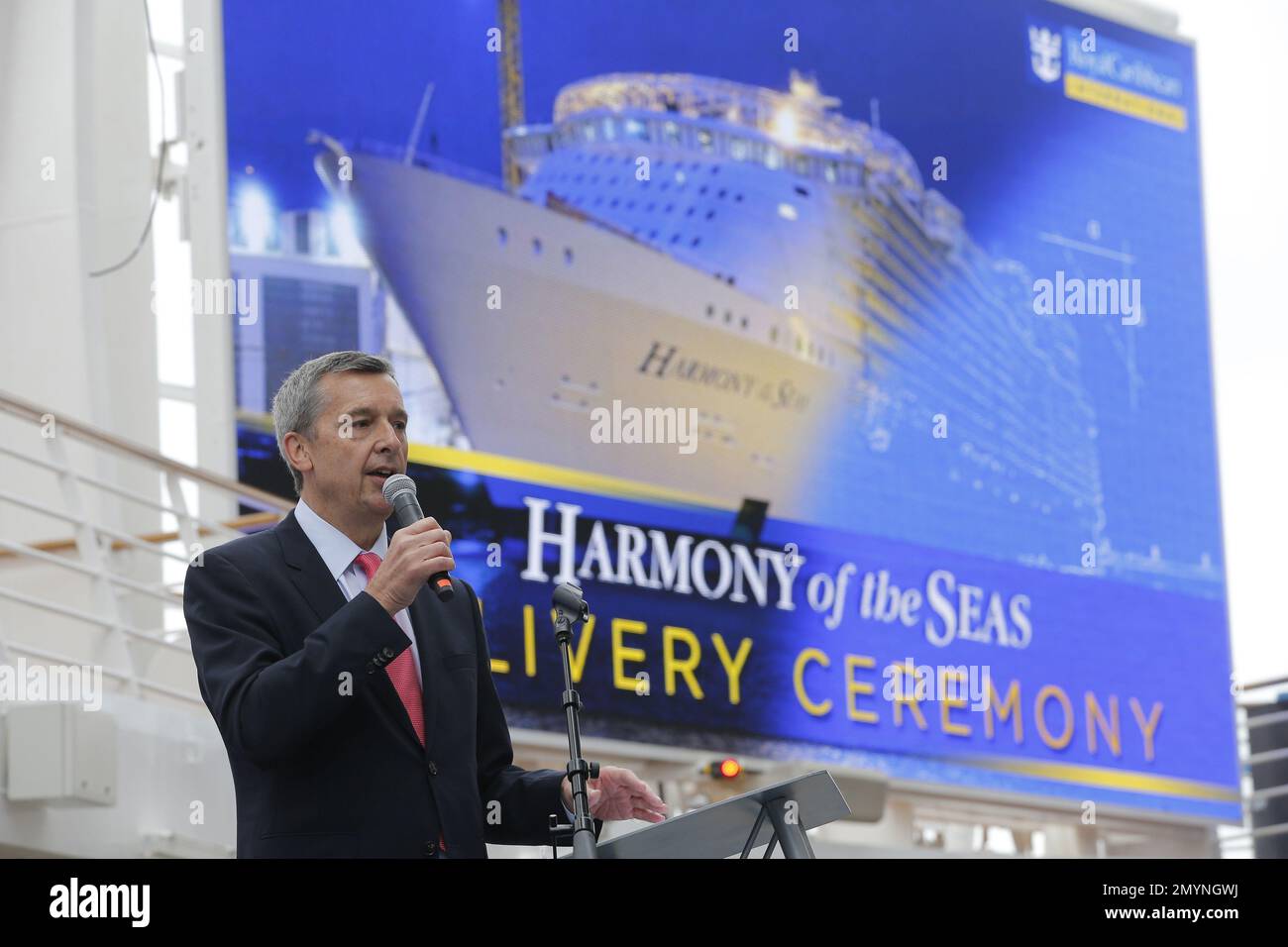 President and CEO Royal Caribbean International, Michael Bayley ...