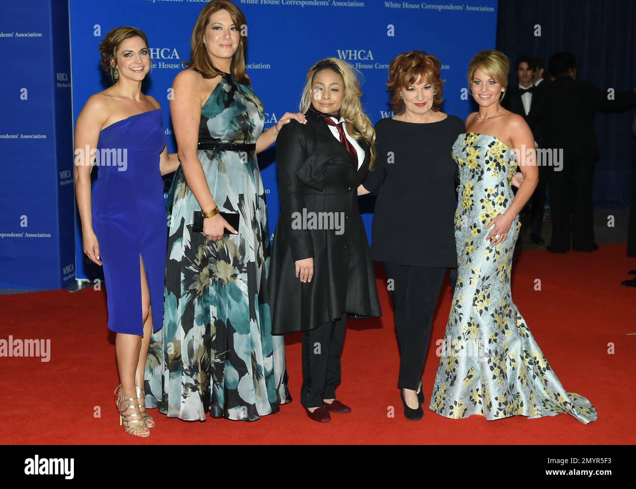 "The View" co-hosts, from left, Paula Faris, Michelle Collins, Raven ...