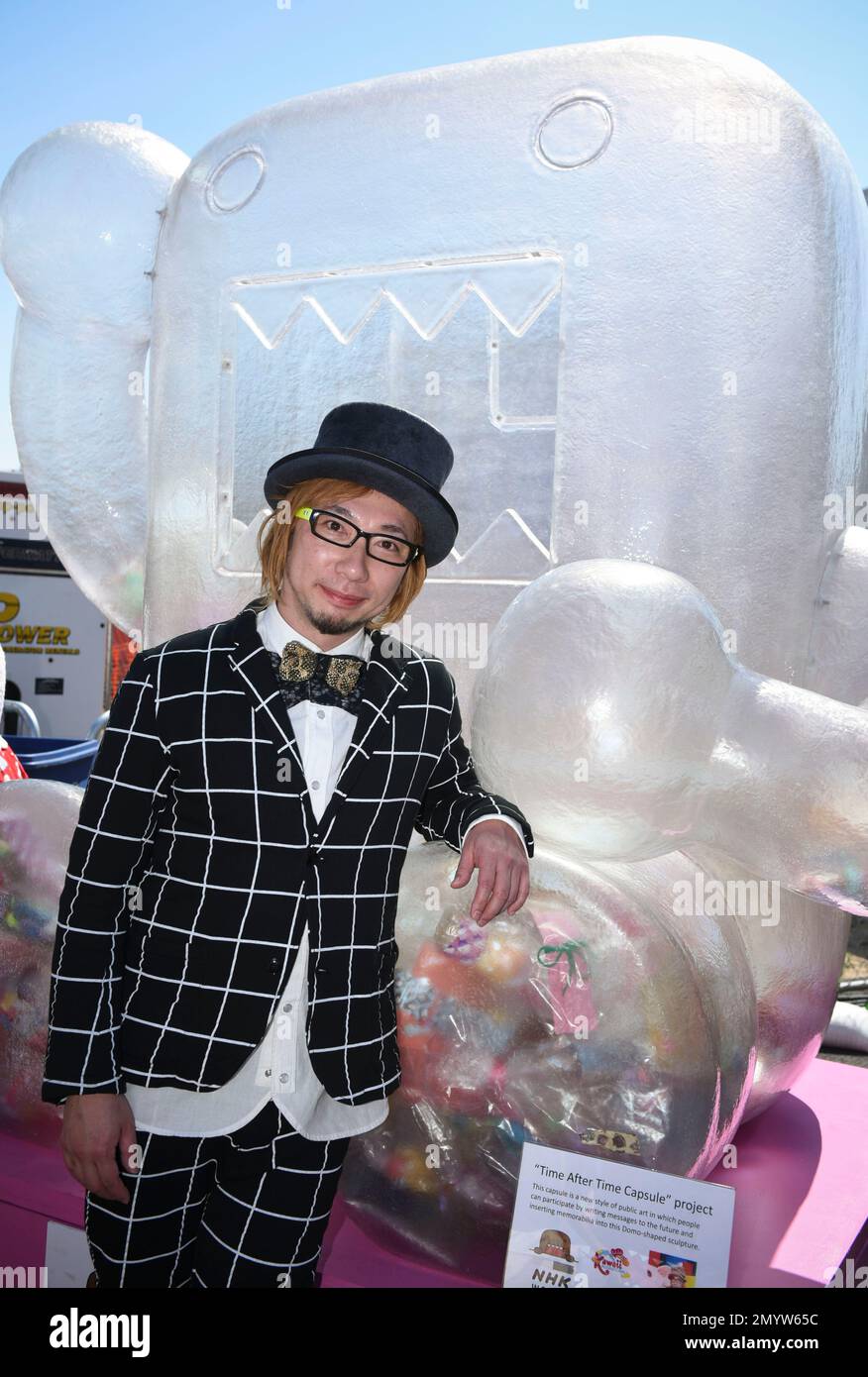 IMAGE DISTRIBUTED FOR NHK WORLD - Artist Sebastian Masuda, art director ...