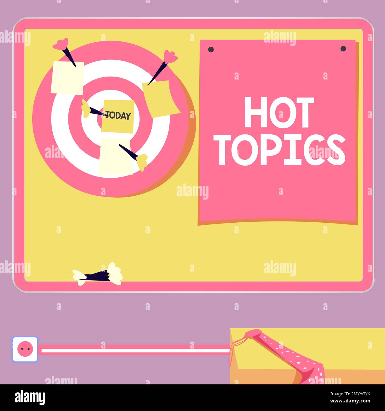 Légende de texte présentant les sujets d'actualité. Internet concept sujet que beaucoup de ...