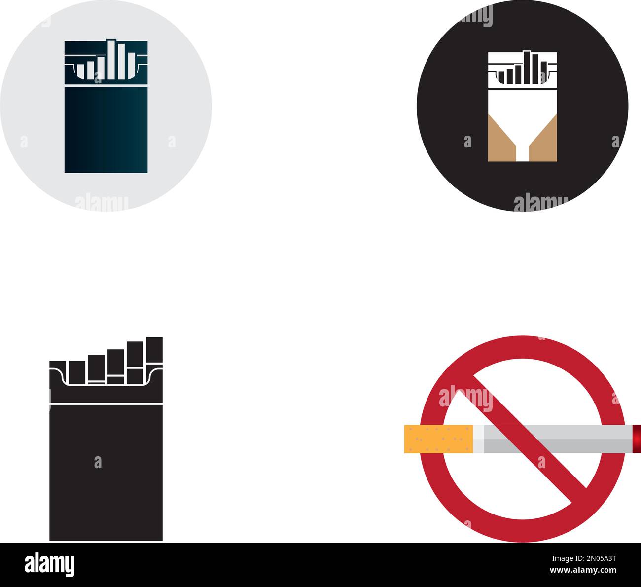 Cigarette icon Banque de photographies et d’images à haute résolution ...