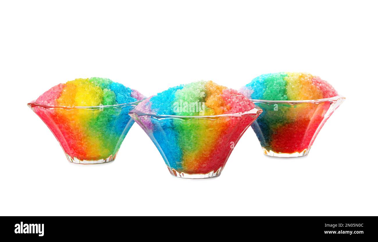 Glace pilée hawaïenne Banque d'images détourées - Alamy