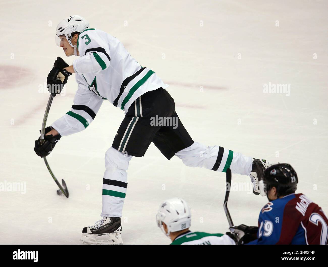FILE - In this Feb. 4, 2016, file photo, Dallas Stars defenseman John ...