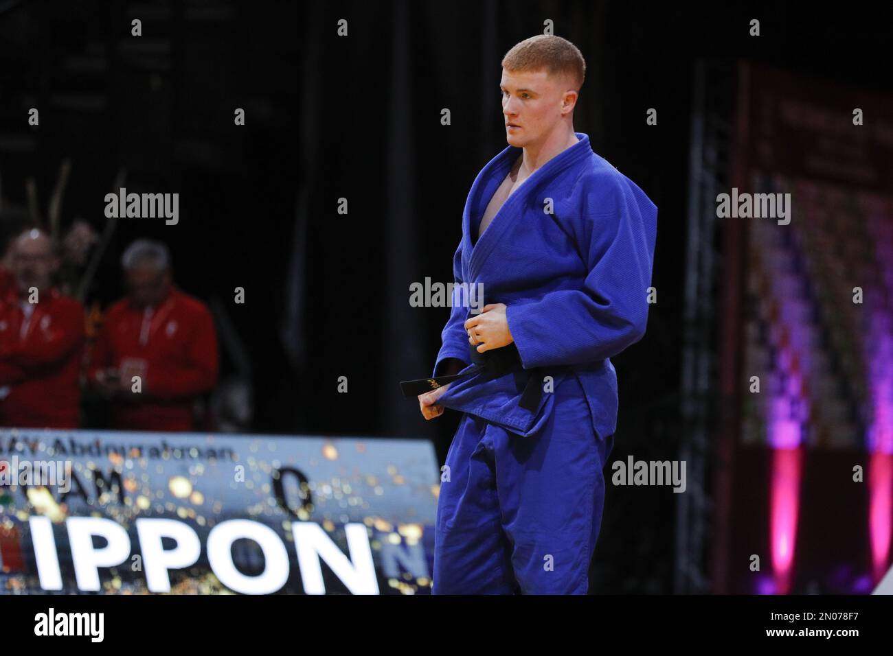 Bearach Gleeson (IRL) pendant le Grand Chelem 2023 (IJF) de l ...