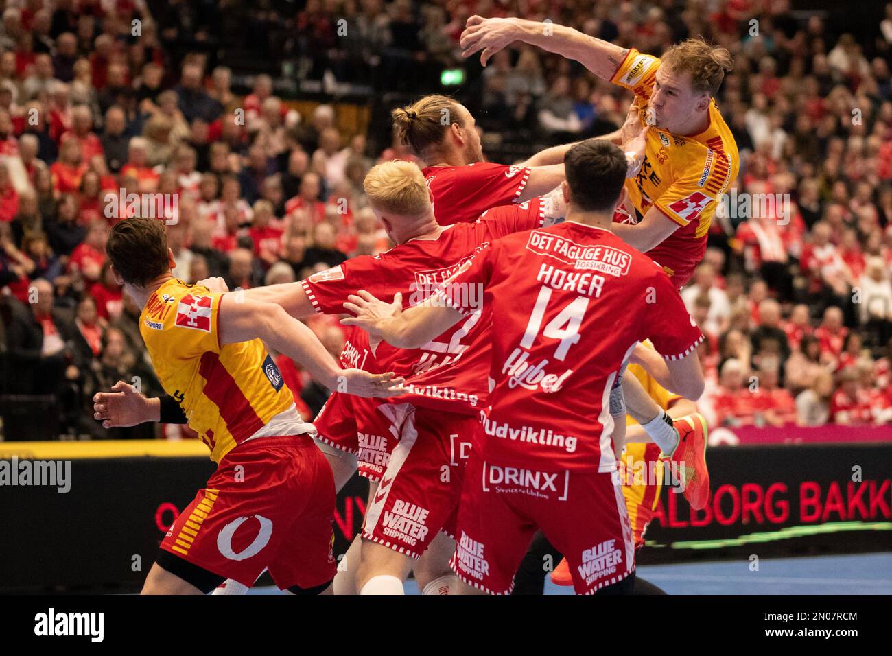Aalborg handbold contre gog Banque de photographies et d’images à haute ...