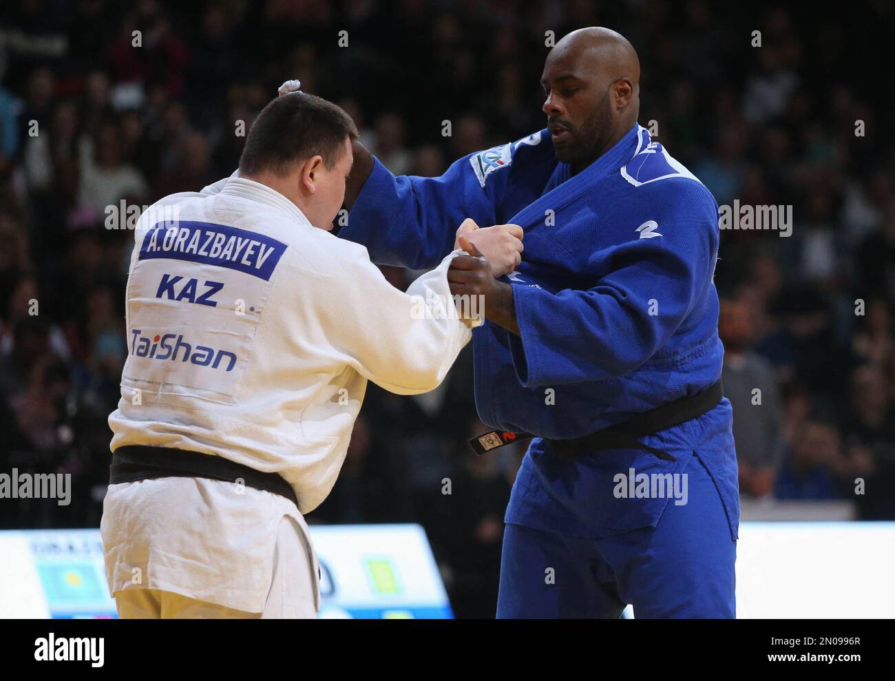 Teddy Rinner de France pendant le Judo Paris Grand Chelem 2023 sur 5 ...