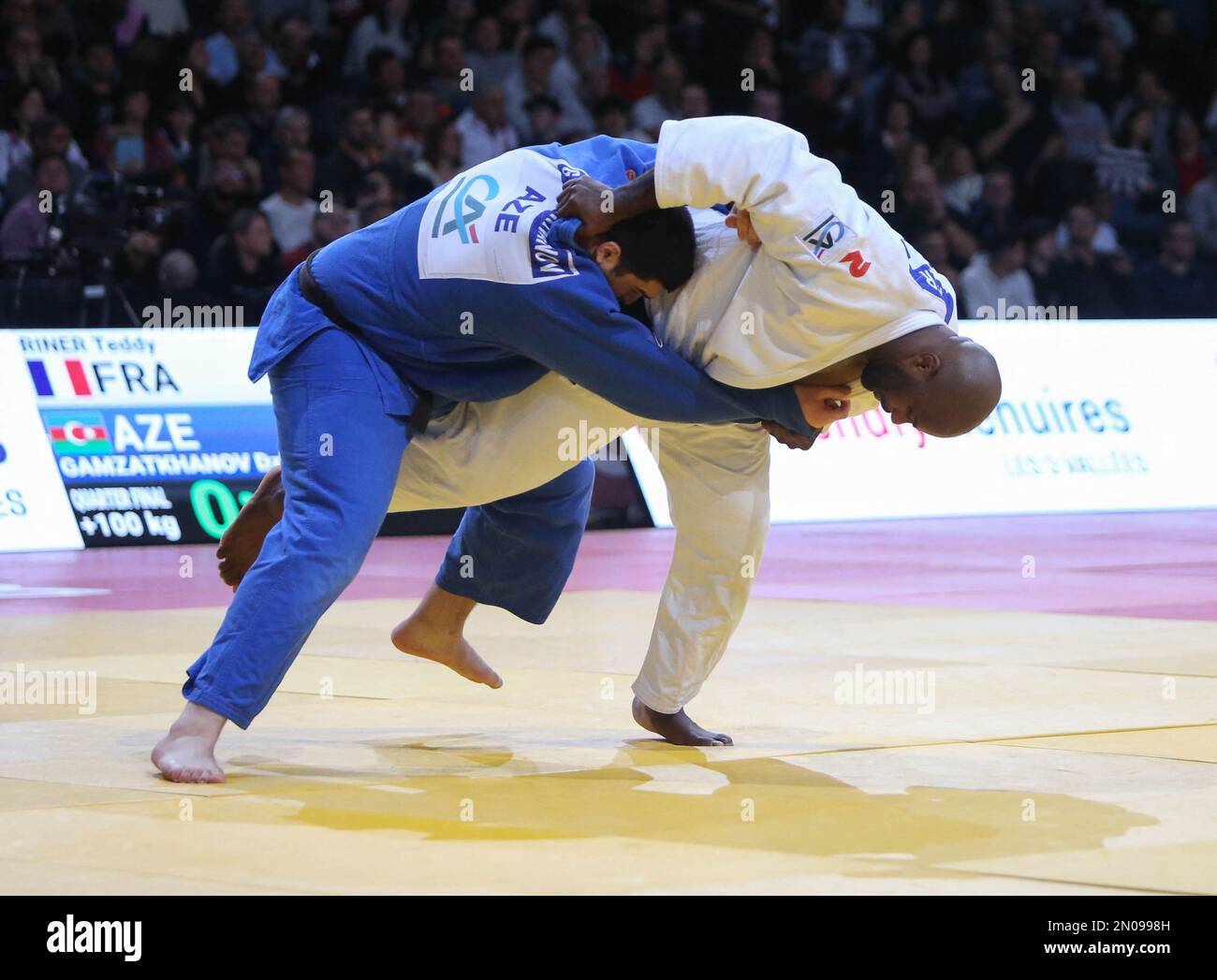 Teddy Rinner de France pendant le Judo Paris Grand Chelem 2023 sur 5 ...