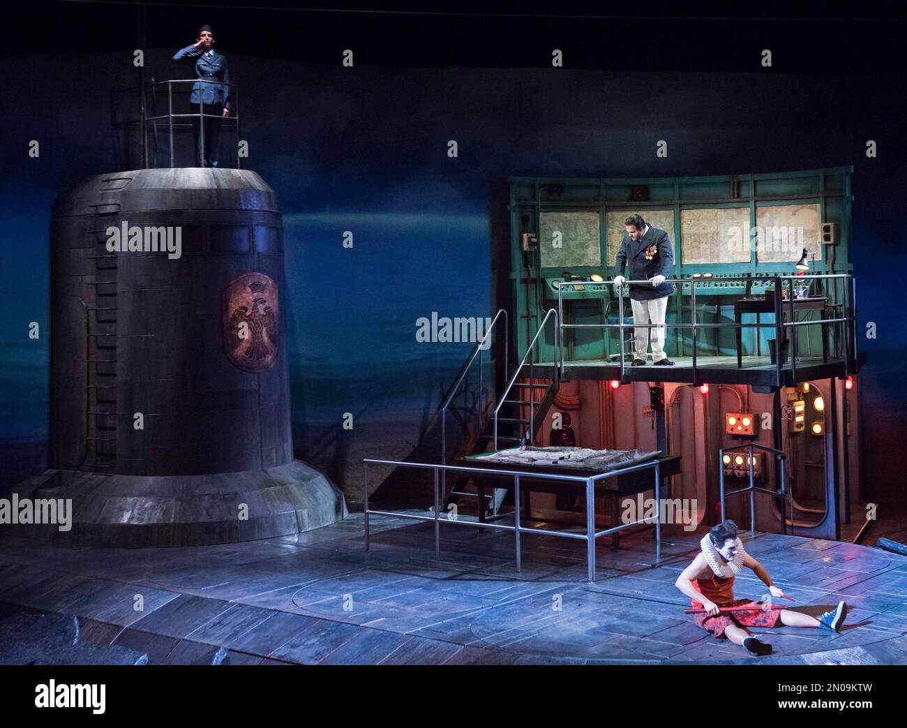 Gala El Hadidi as 'Der Trommler', Sebastian Wartig as 'Kaiser Overall ...