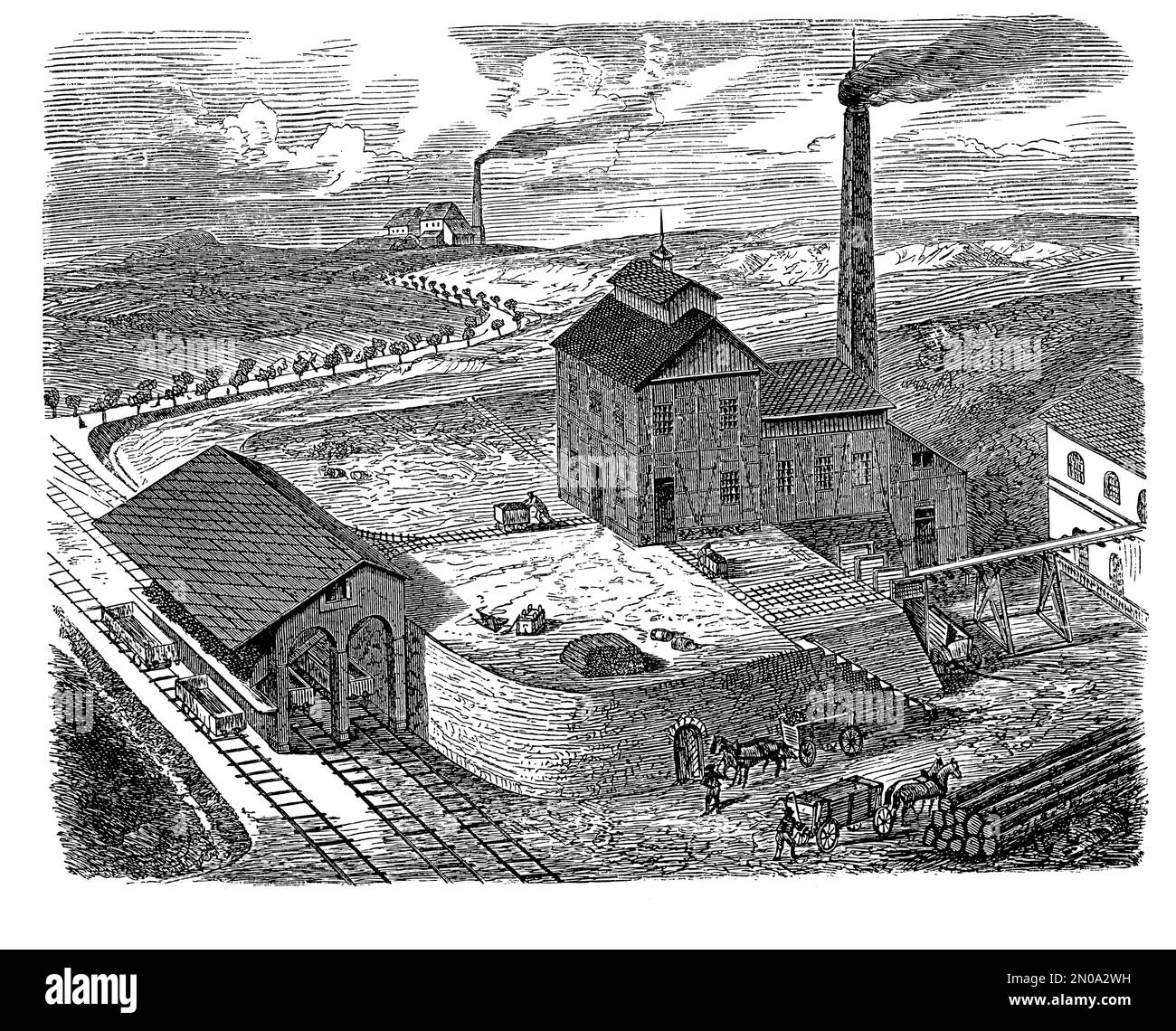 Atlas coal mine Banque d'images détourées - Alamy