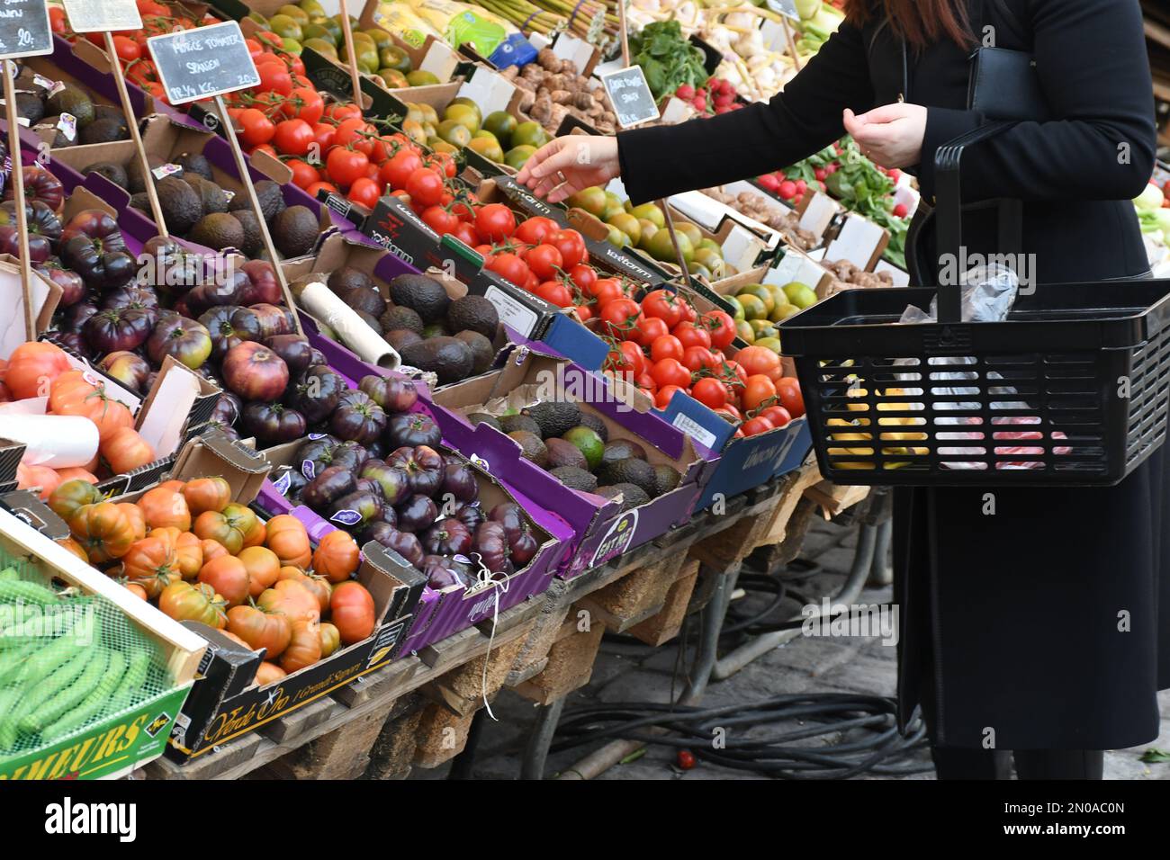 Copenhague/Danemark/05 février 2023/consommateurs de fruits et légumes ...