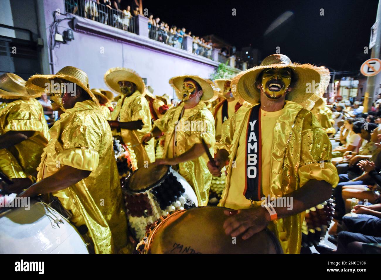 People play Candombe, an Afro-Uruguayan music and dance style during ...