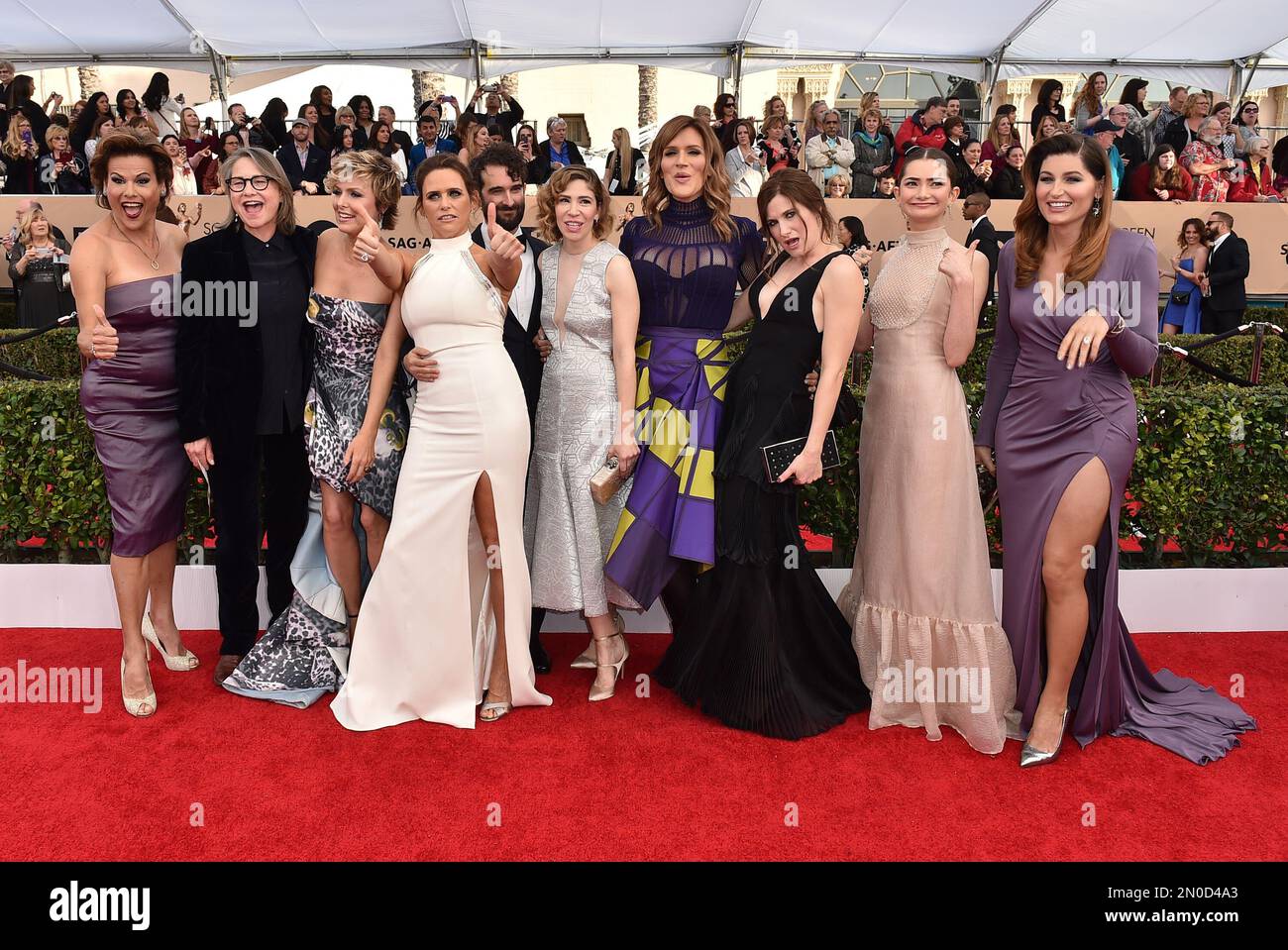 Alexandra Billings, from left, Cherry Jones, Melora Hardin, Amy ...