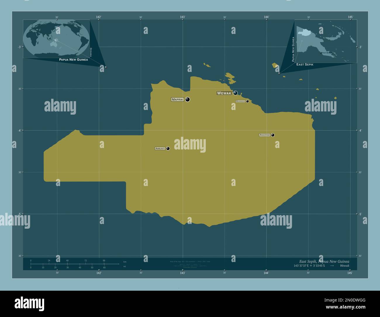 Map maprik Banque de photographies et d’images à haute résolution - Alamy