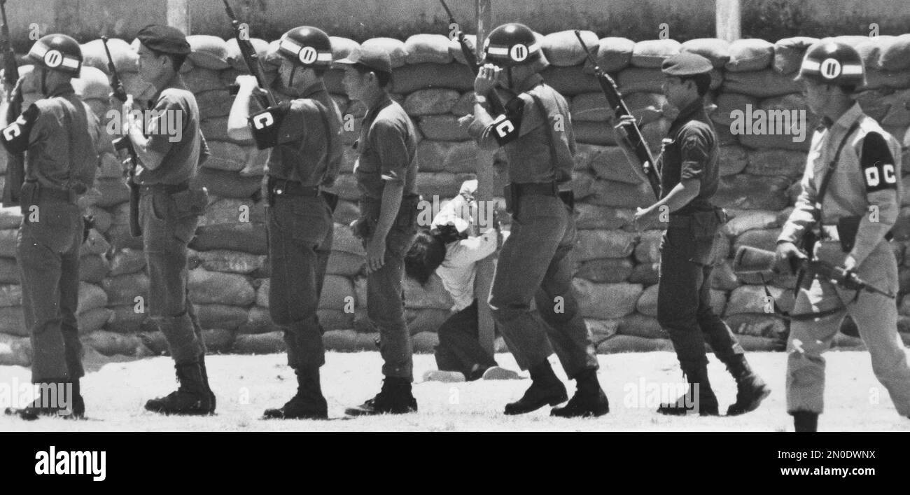 The body of Viet Cong terrorist Le Dau, 24, hangs limp after he was ...