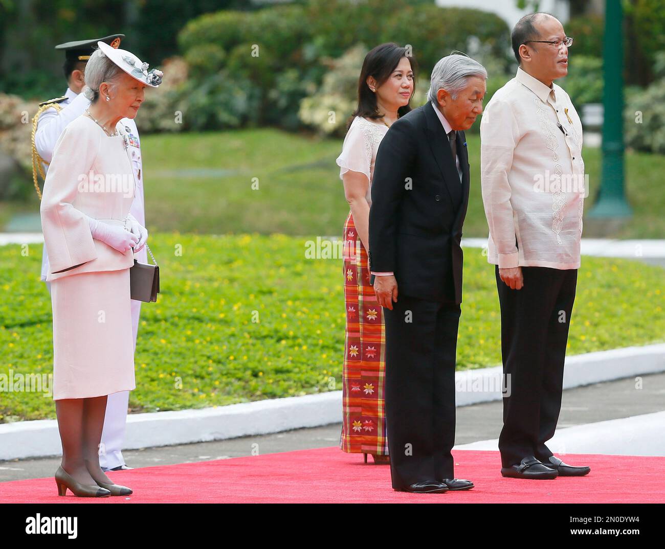 From left, Japan's Empress Michiko, Aurora Corazon Aquino-Abellada ...
