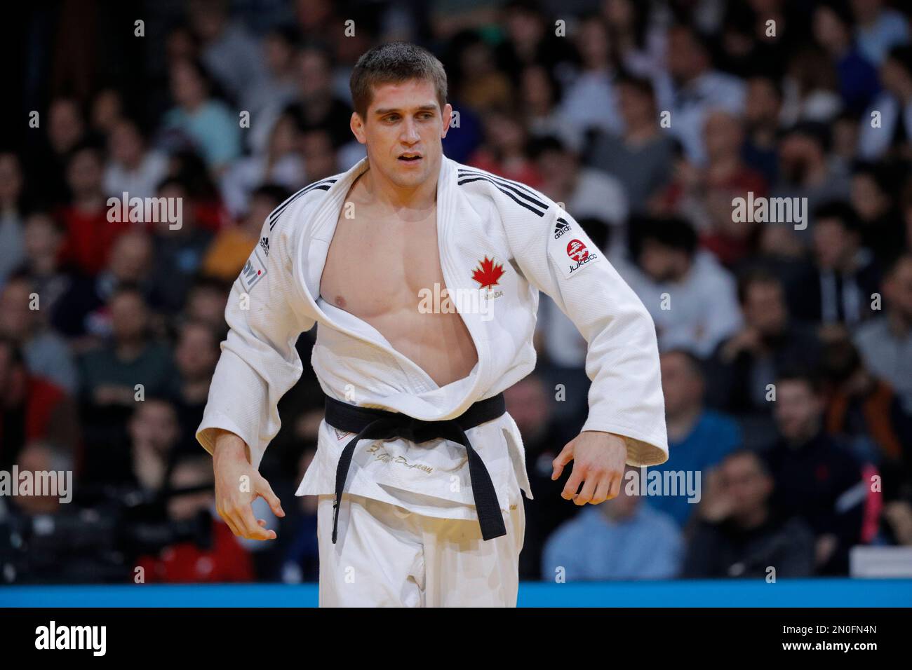 François Gauthier drapeau (CAN) a remporté la médaille d'or contre ...