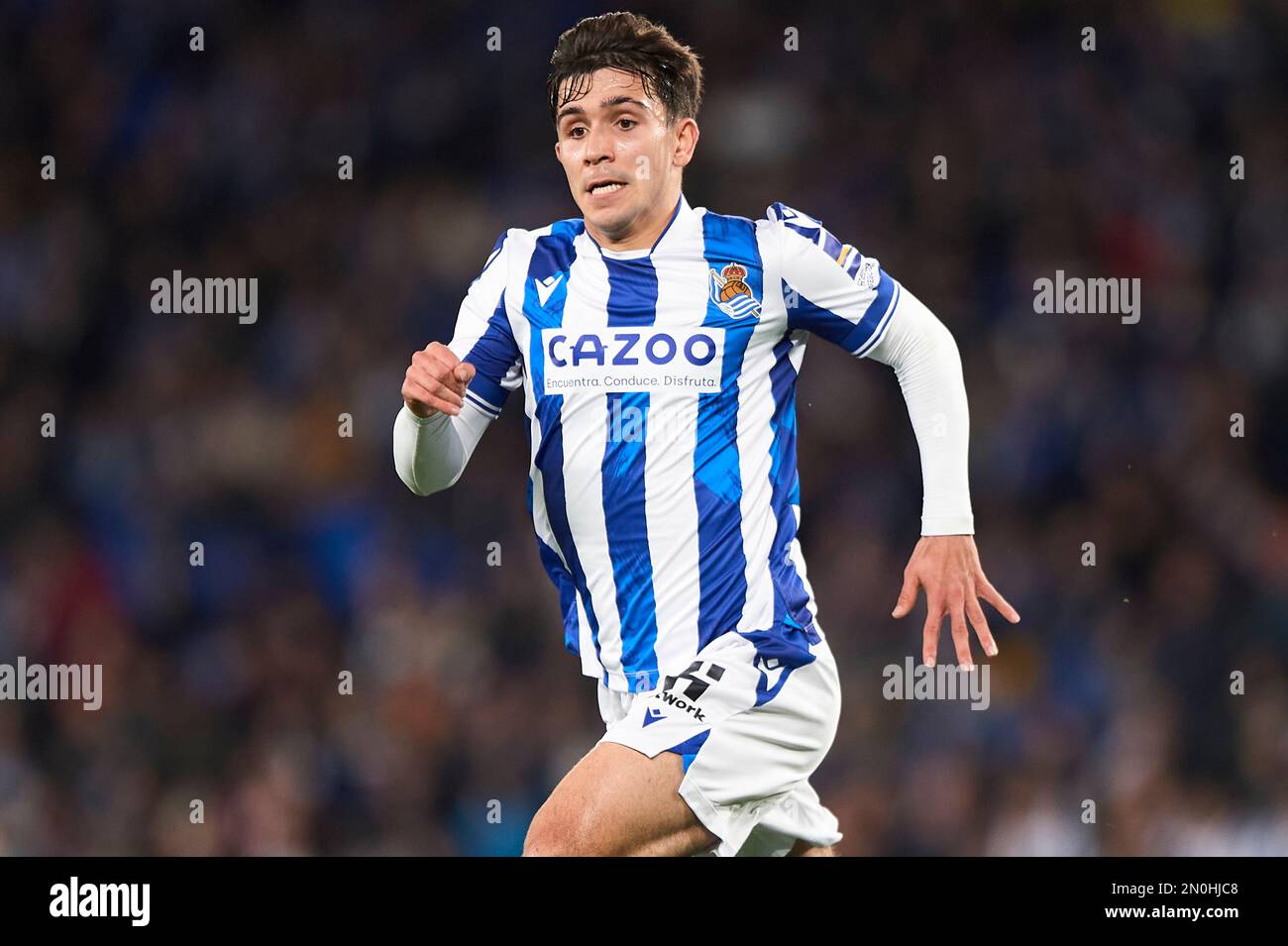 Pablo Marin de Real Sociedad pendant le match de la Liga entre Real ...
