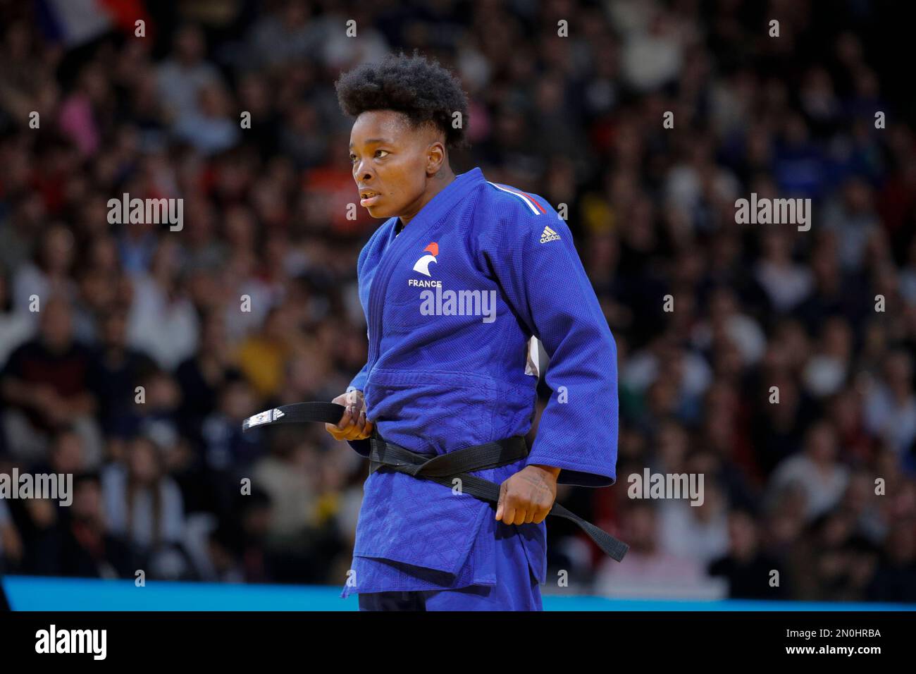 Audrey Tcheumeo (FRA) a remporté la médaille d'or contre Chloe Buttieg ...