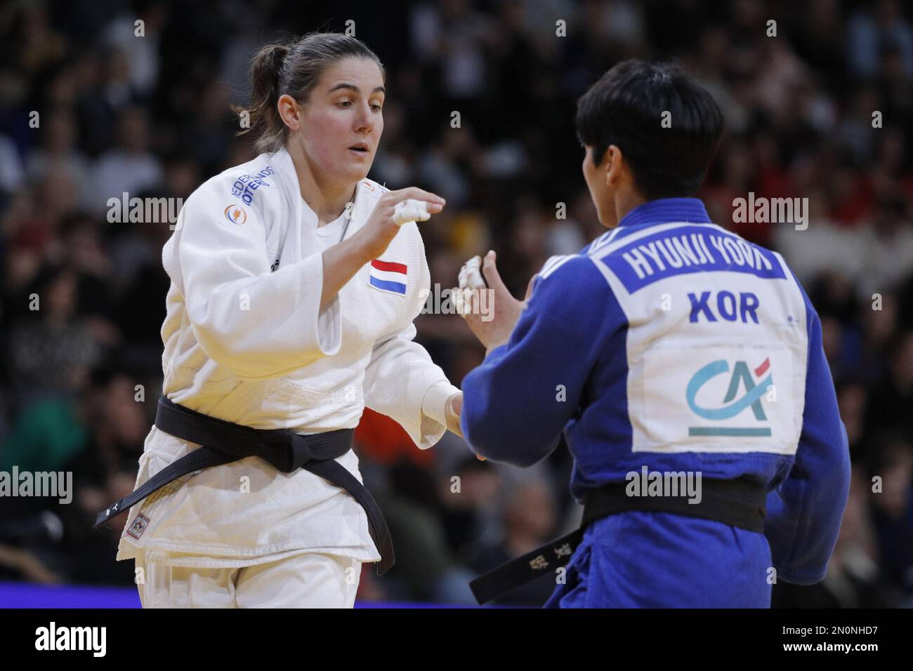 Guusje Steenhuis (NED) a remporté la médaille de bronze contre Hyunji ...