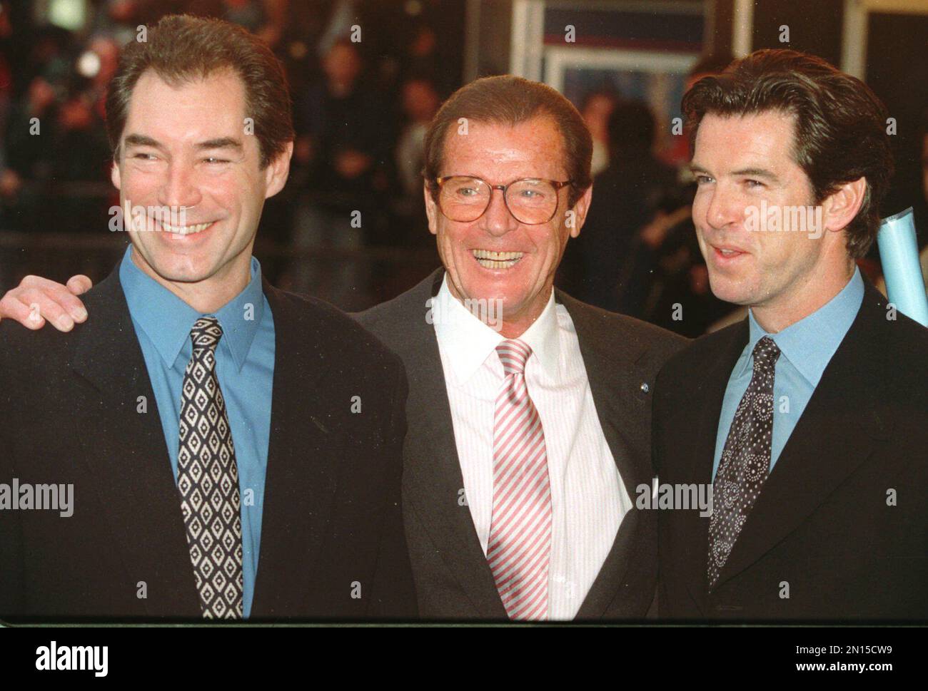 File - In this Sunday, Nov. 17, 1996 file photo, three of the actors ...