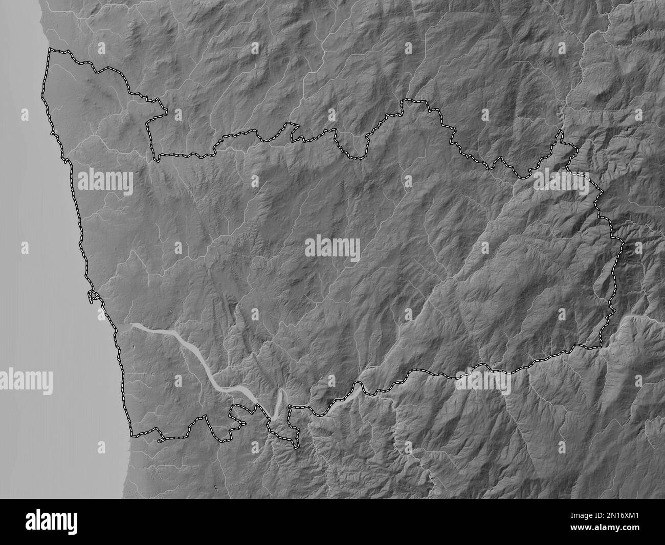 Carte de povoa do varzim portugal Banque d'images noir et blanc - Alamy